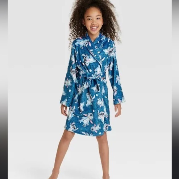 Disney | Pajamas | Nwt Disney Stitch Bathrobe | Poshmark